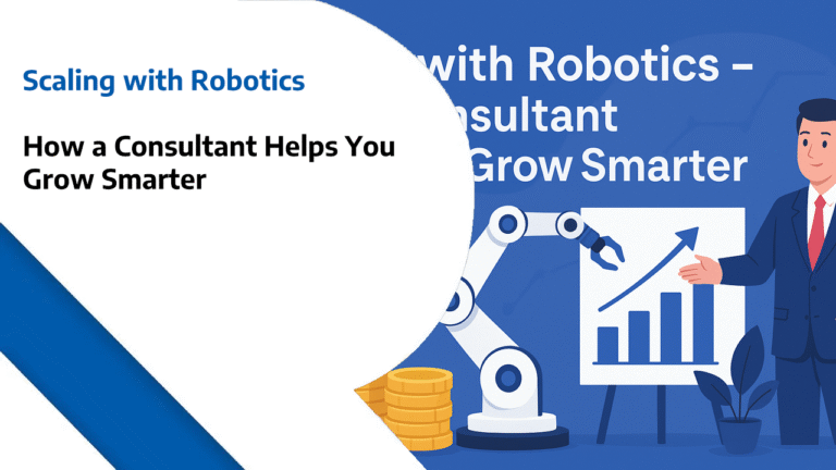 Scaling with Robotics – How a Consultant Helps You Grow Smarter - Robotics Consultancy, Robot ...