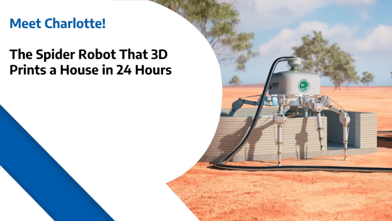 Meet Charlotte – The Spider Robot That 3D Prints a House in 24 Hours ...